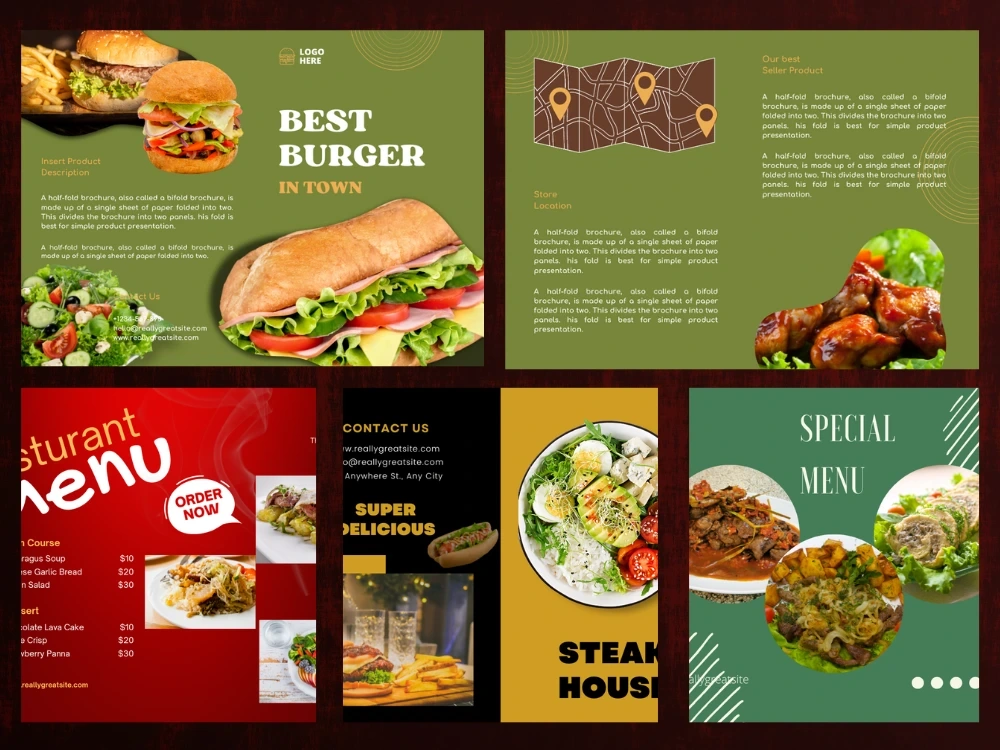 Eye-catchy food menu, restaurant menu and menu board design. | Upwork
