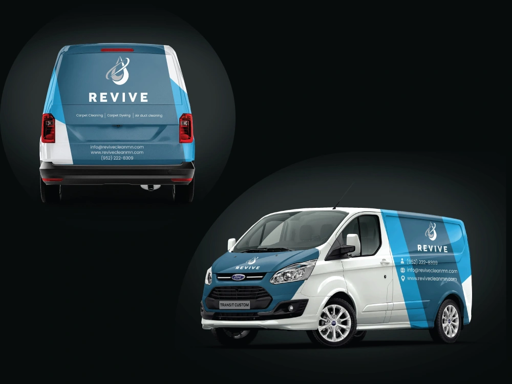 An eye-catching vehicle wrap design for the advertisement of your ...