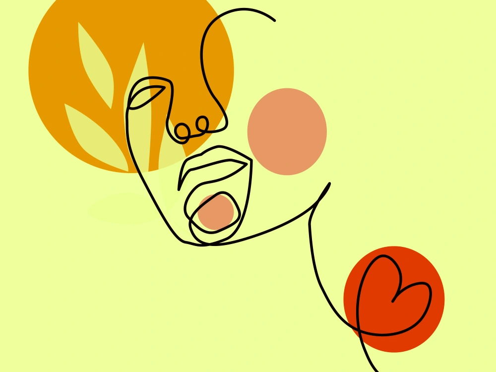 A unique one line art illustration | Upwork