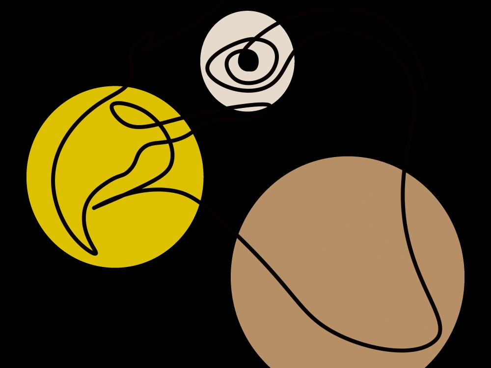 A unique one line art illustration | Upwork