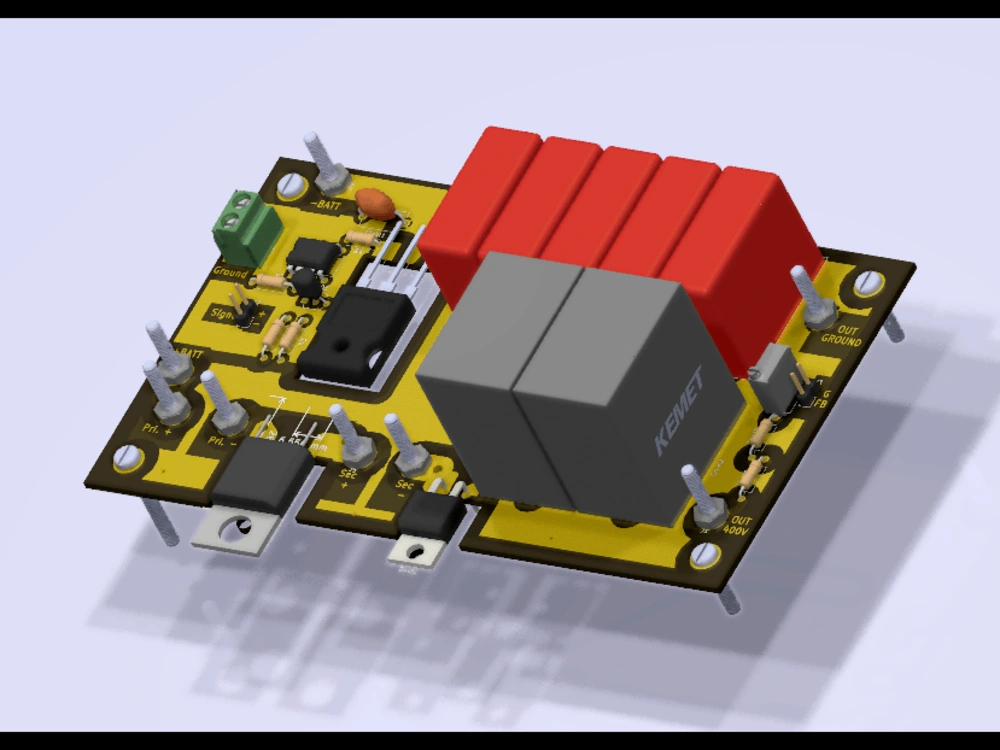 A PBC layout and 3D-View for your electrical/electronic project. | Upwork