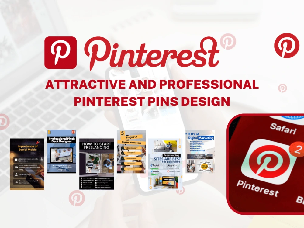 An attractive and professional Pinterest Pins design | Upwork