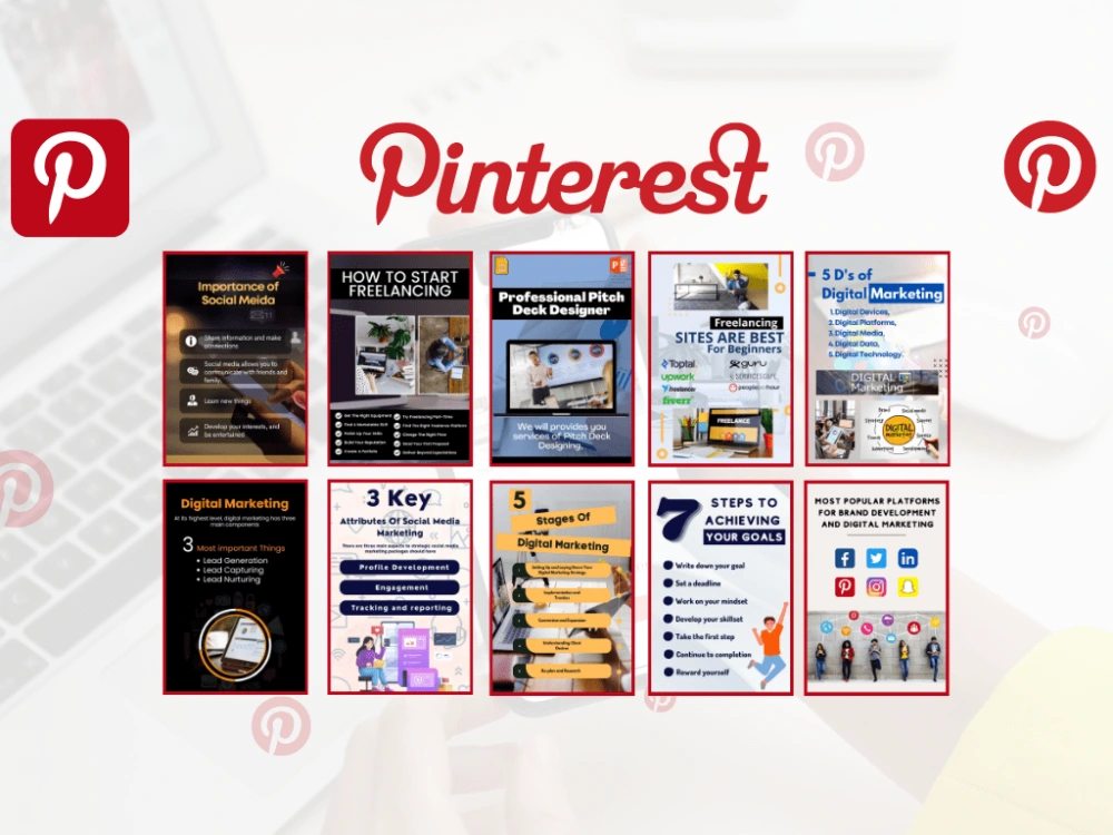 An attractive and professional Pinterest Pins design | Upwork