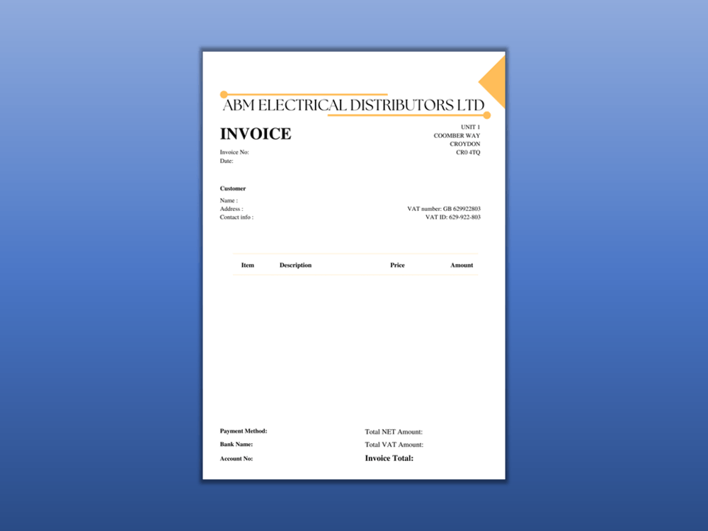 Editable letterhead, invoice, quotation, proforma, receipt word template | Upwork