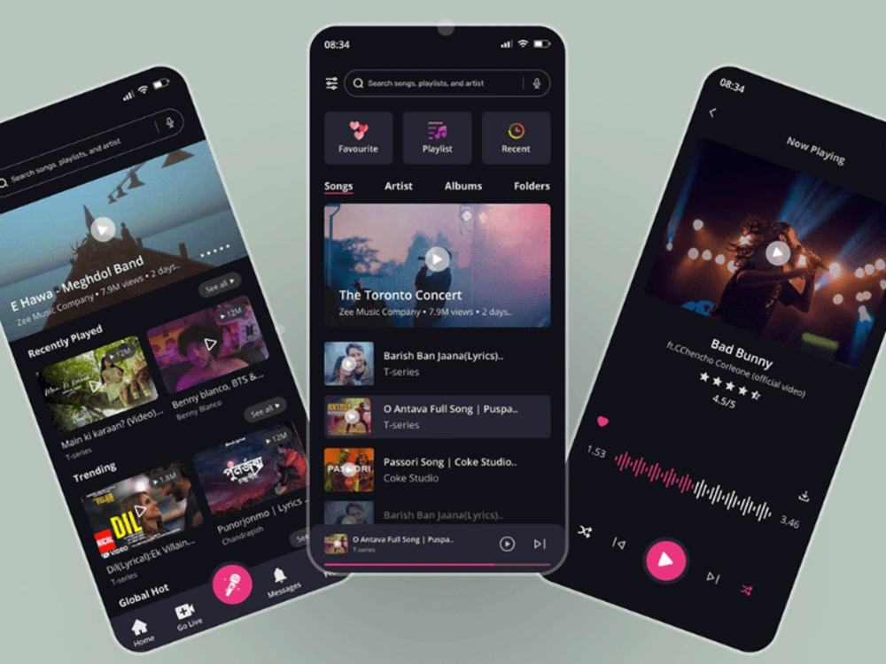 High-Quality Music Streaming App For Android App | Upwork