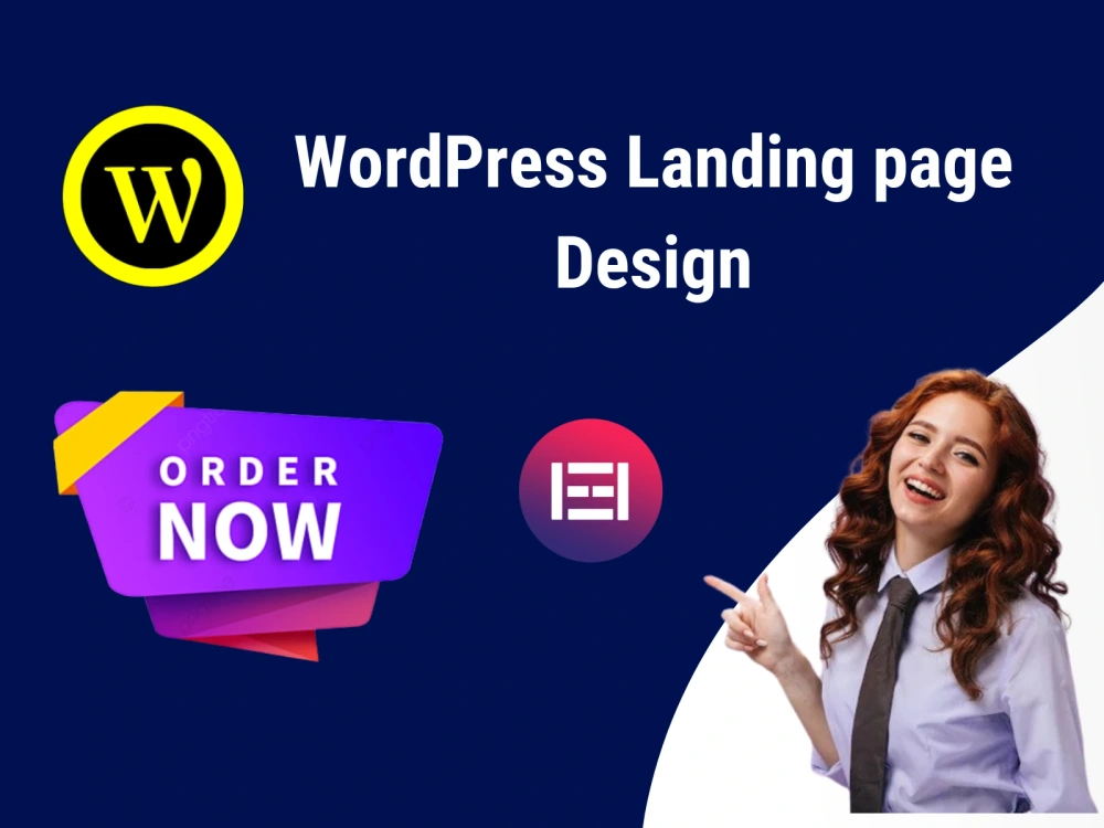 Responsive wordpress landing page or elementor landing page design | Upwork
