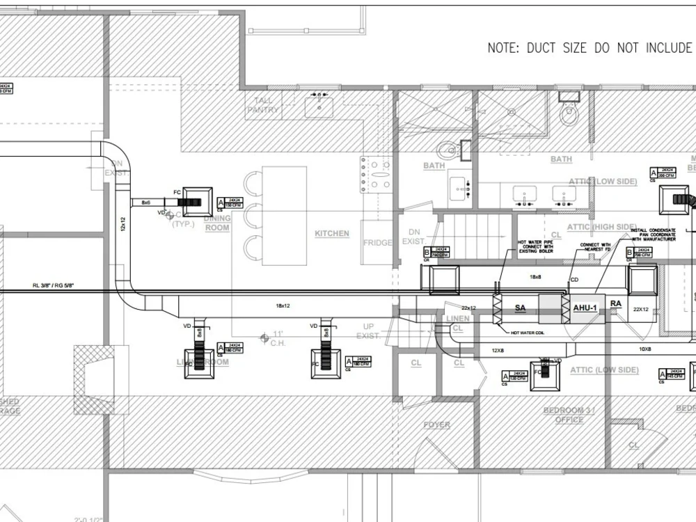 HVAC Design, Drawing and 3D Modeling | Upwork