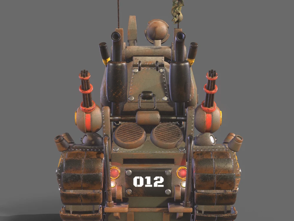 3D stylized Tank Modeling & texturing for your game & movie | Upwork