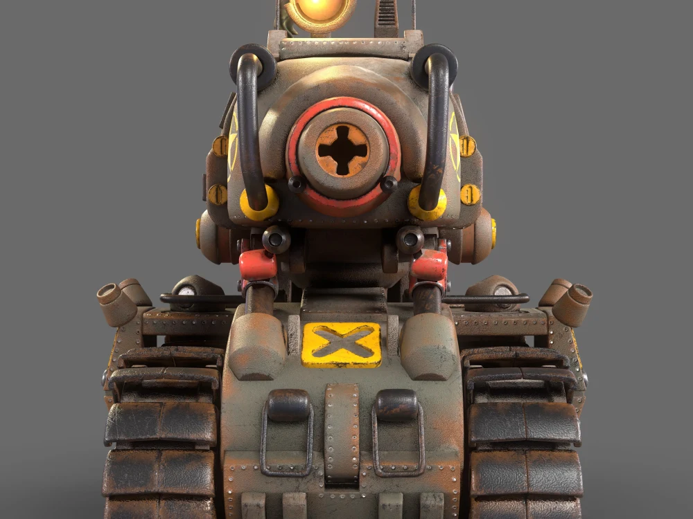 3D stylized Tank Modeling & texturing for your game & movie | Upwork
