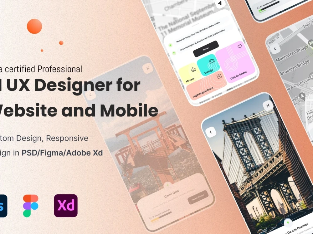 UI UX Design | Diseño UX UI I Mobile/Web App Design | Figma Adobe XD ...
