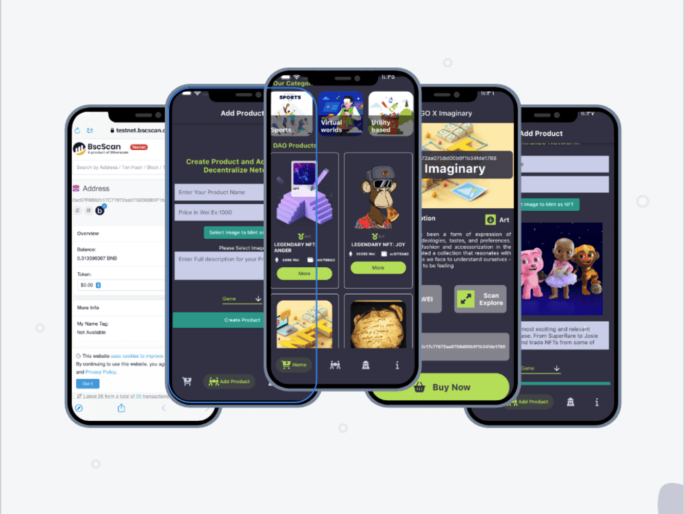 Full Flutter Blockchain Store Dao App With Solidity Upwork