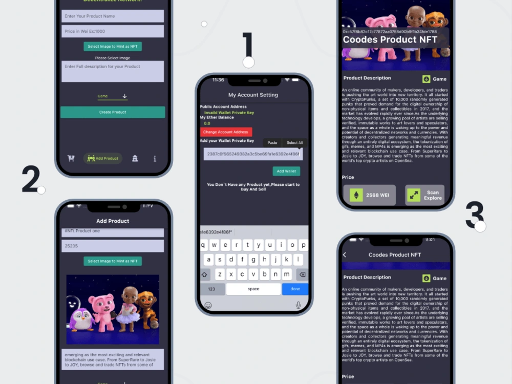 Full Flutter Blockchain Store DAO app With Solidity | Upwork