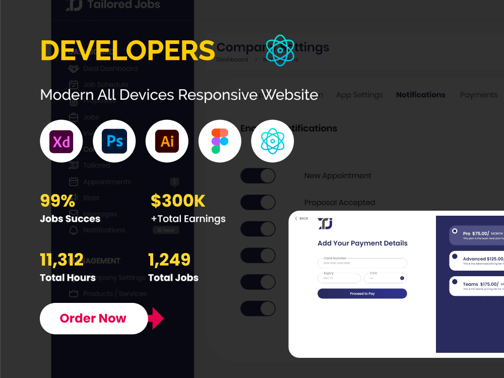 Full Stack Developer For Mern Node Js Html Css Javascript React Js Upwork