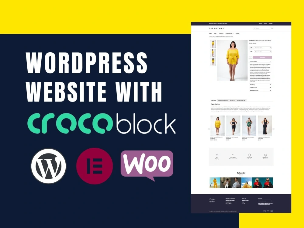 Any type WordPress dynamic website using crocoblock and elementor | Upwork