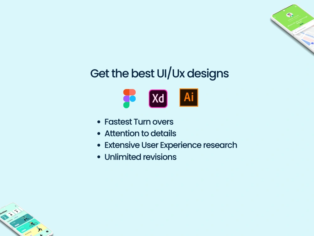 Clean UI UX design for mobile app and web pages | Upwork