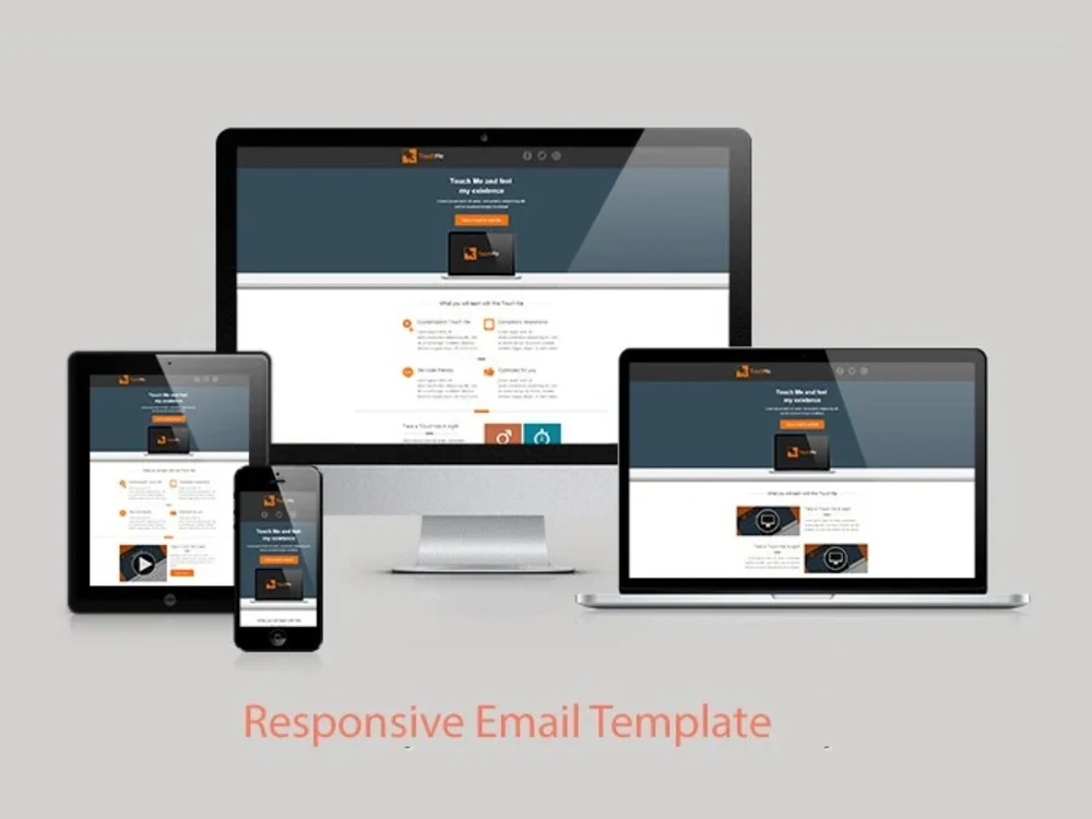 A responsive HTML email template from PSD/PDF/PNG/JPG/Figma or any ...