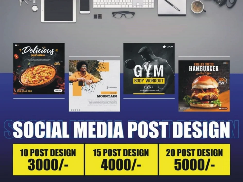Creative Facebook, Instagram Posts for your Business, Brand or Comapny ...