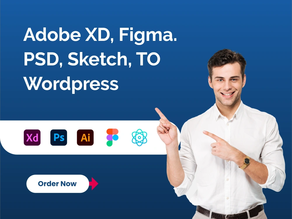 Psd Adobe Xd Figma To Website Responsive Html Css Wordpress React Js Upwork