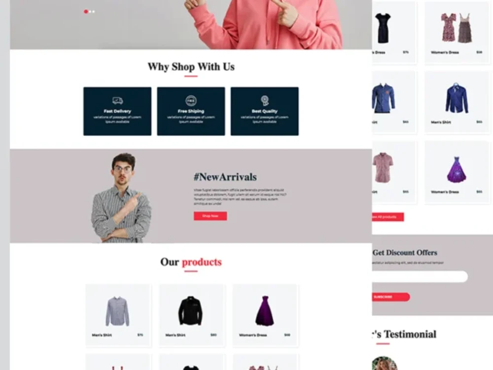 Responsive Ecommerce Website using WordPress Woocommerce | Upwork