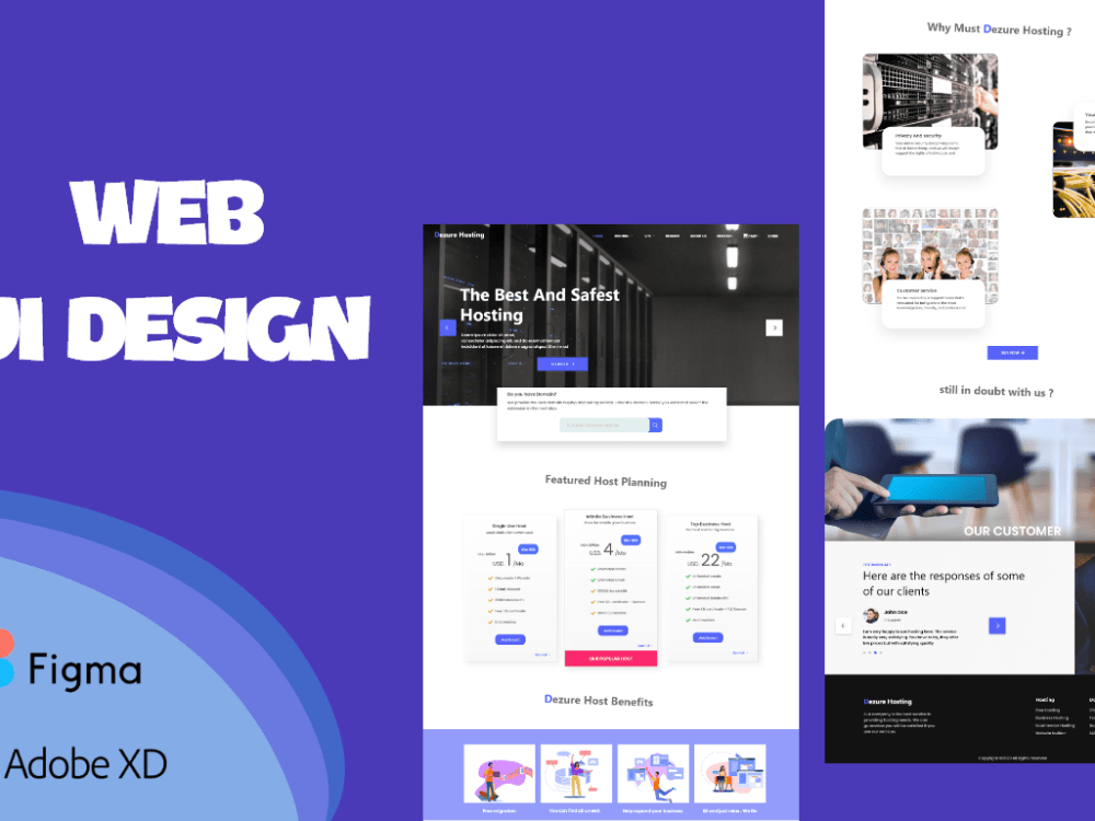 A professional website UI design | Upwork