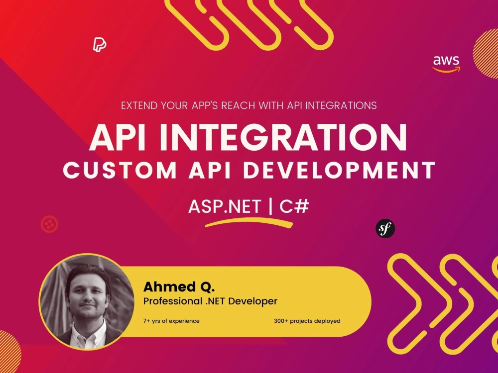Any API Integrated or built a custom API in ASP.NET Framework using C# | Upwork