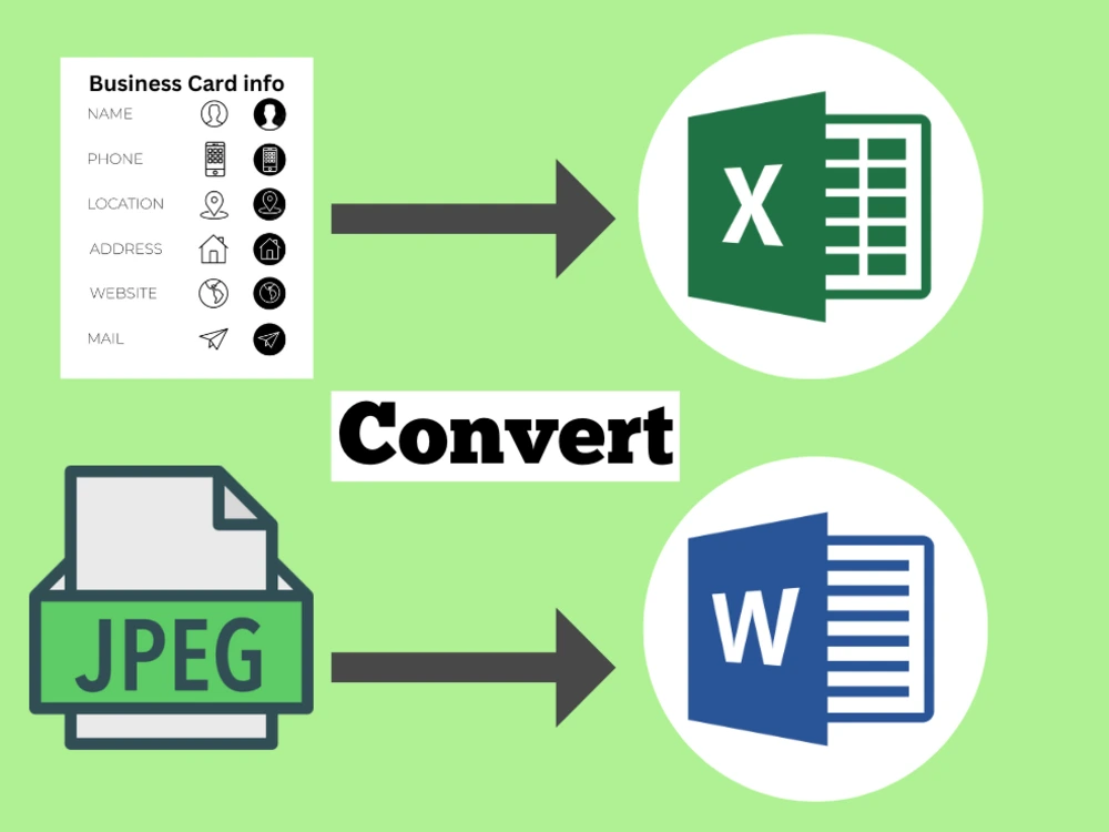 Retype or convert pdf to word, excel, ppt | Upwork