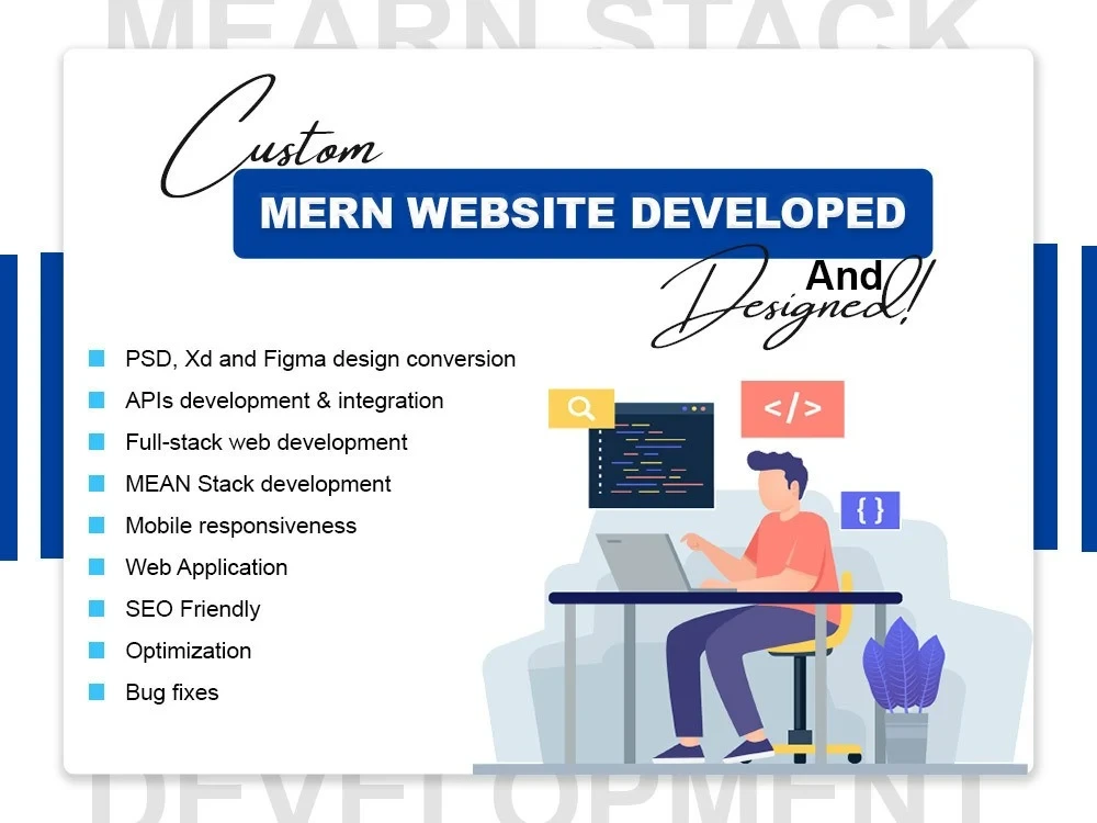 A Custom MERN website developed and designed! | Upwork