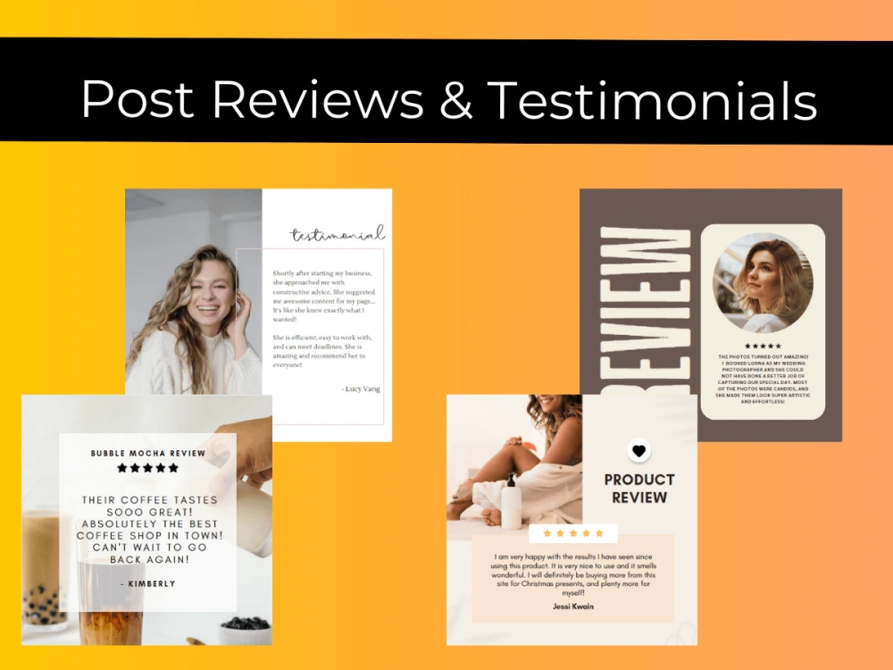 Eye catching and engaging social media posts, branded to your business ...