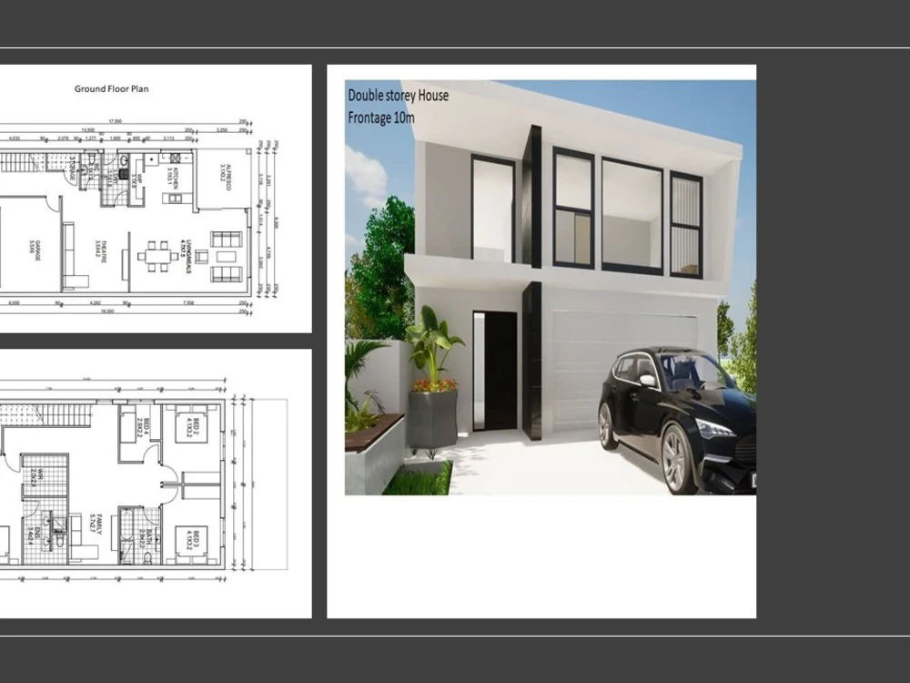 Architectural floor plans, sections, elevations (by Archicad, Cad) | Upwork