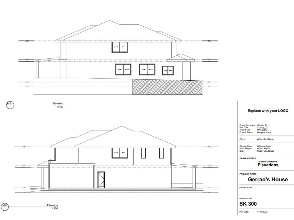 Architectural floor plans, sections, elevations (by Archicad, Cad) | Upwork