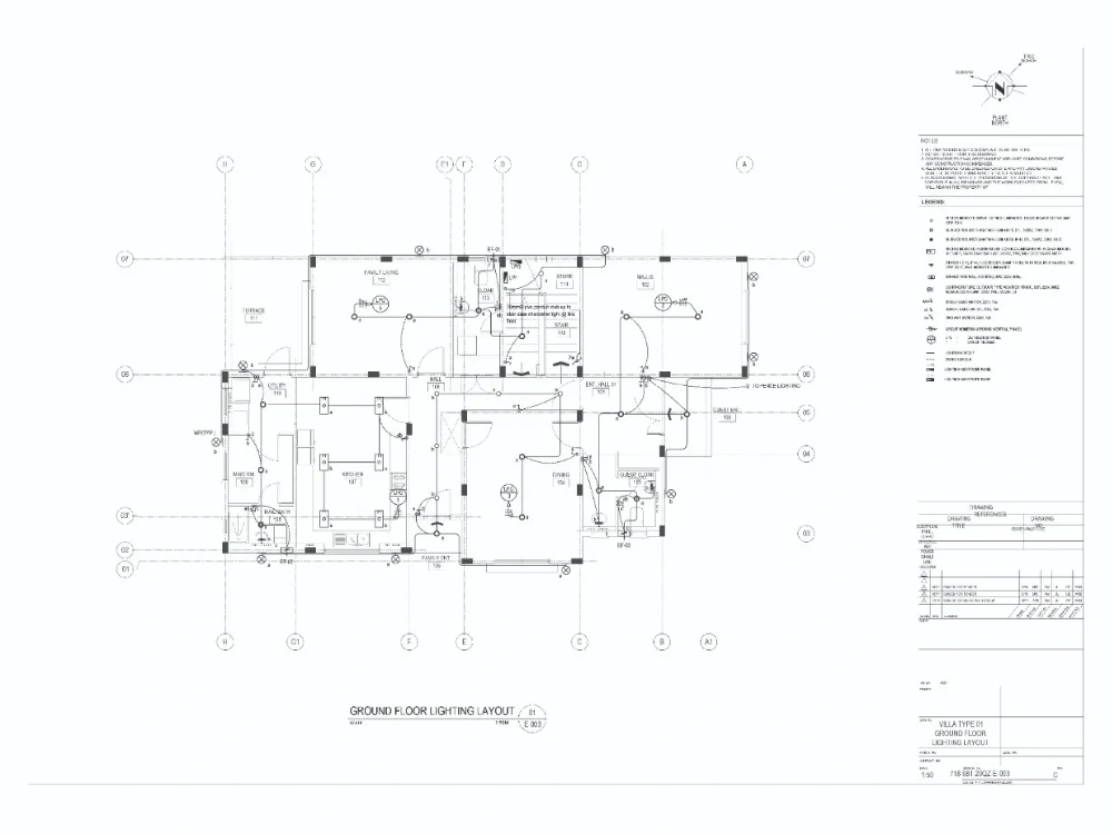 A architectural drawing in AutoCAD | Upwork