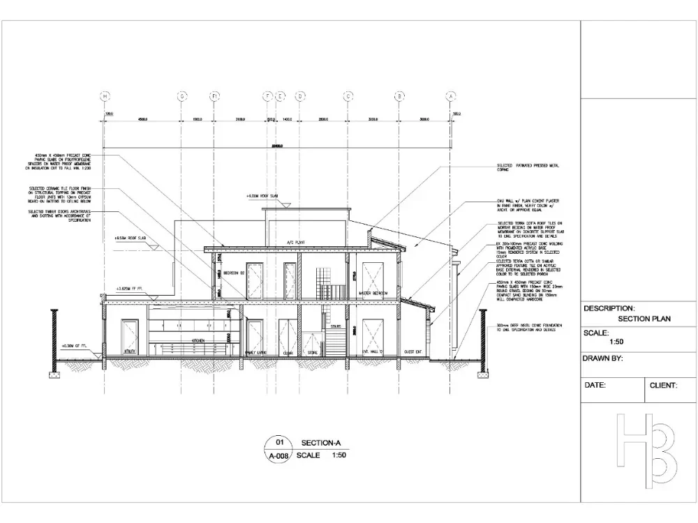 2d floor plans, sections, and elevations using AutoCAD | Upwork