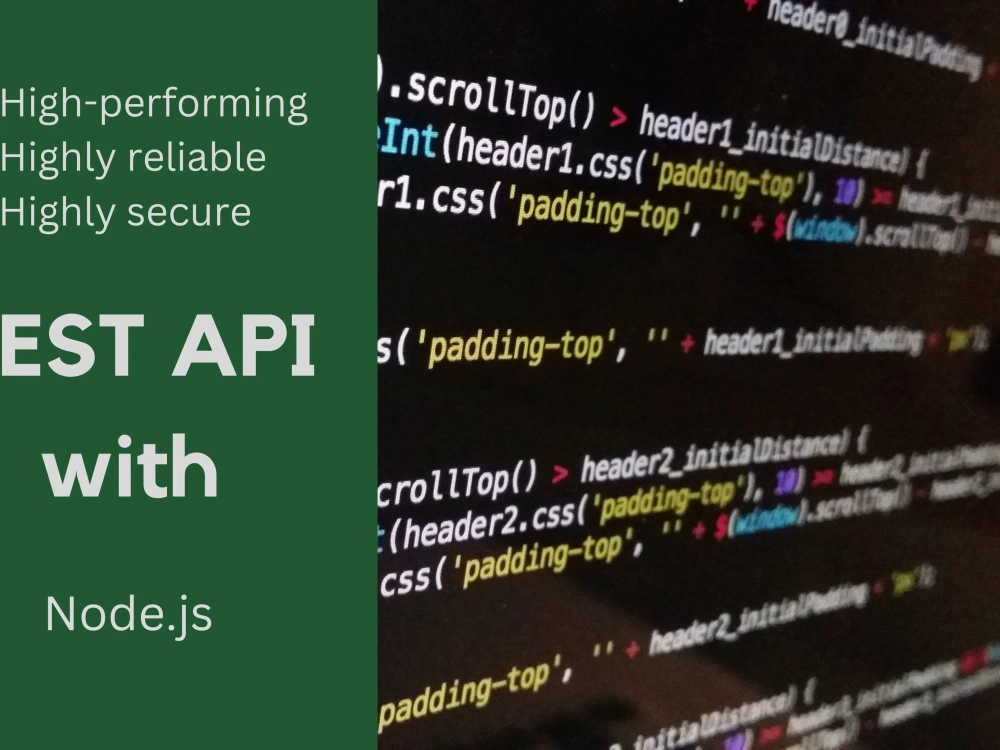 A fast, secure and reliable API with Node.Js | Upwork