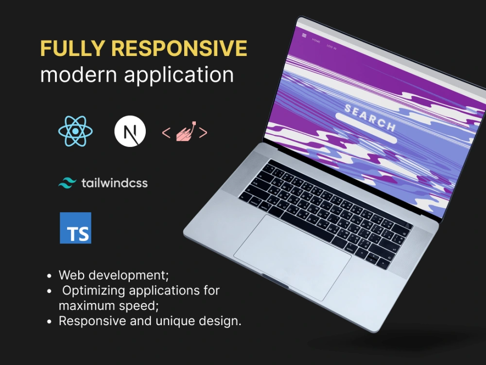 Figma/PSD/XD design converted to fully responsive REACT/Next.js application | Upwork