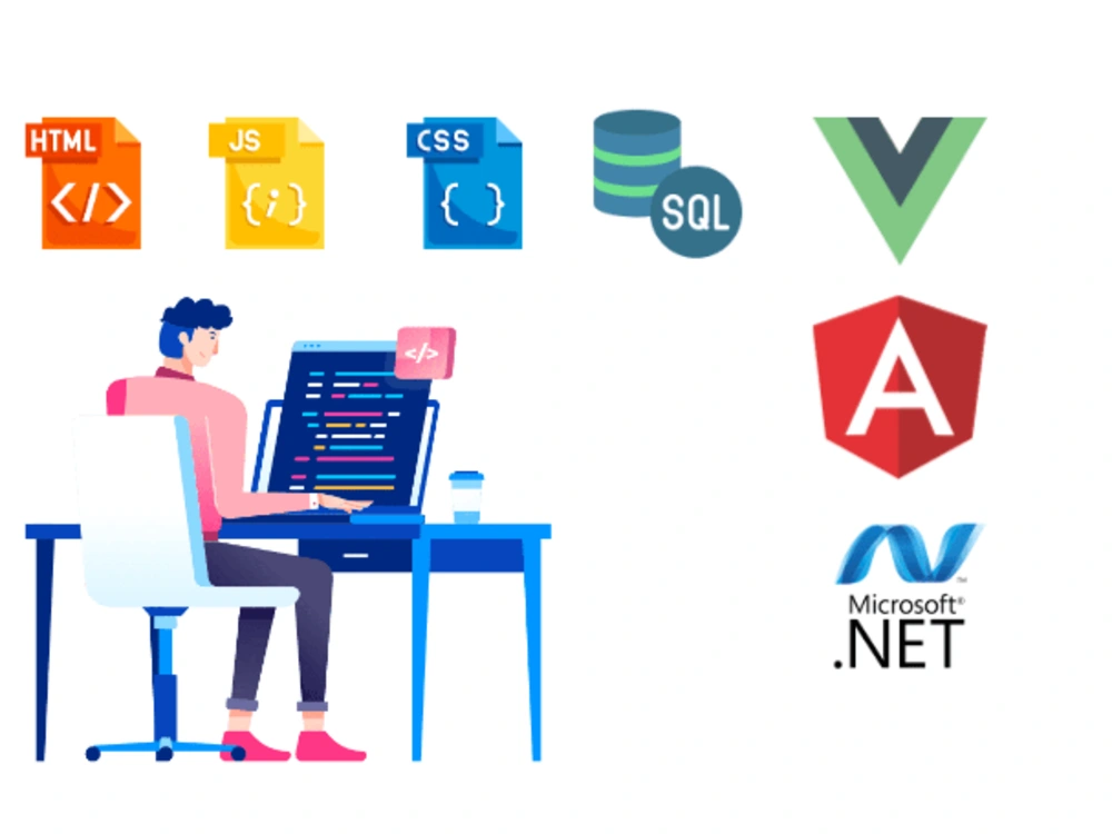 Web application in ASP.NET or ASP.NET core and also front-end ...