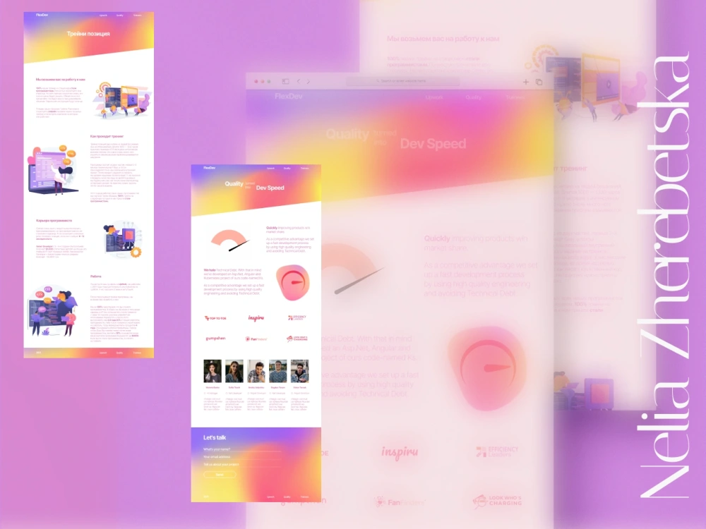 Professional and modern website UI/UX design landing page design | Upwork