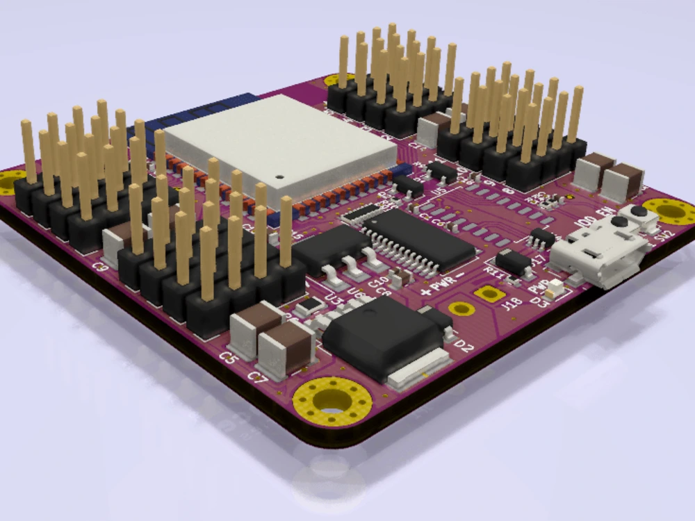 A custom PCB board design with your choice of controllers and sensors ...