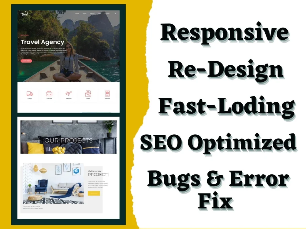A modern, professional and responsive wordpress website design | Upwork