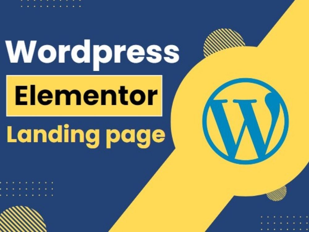 Responsive wordpress landing page design with elementor | Upwork