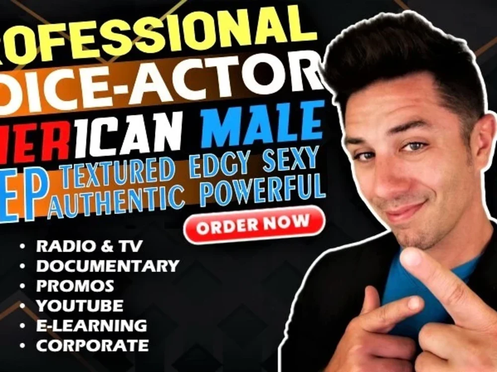 A Deep, Smooth, Professional Male Voice-Over in English Accent | Upwork