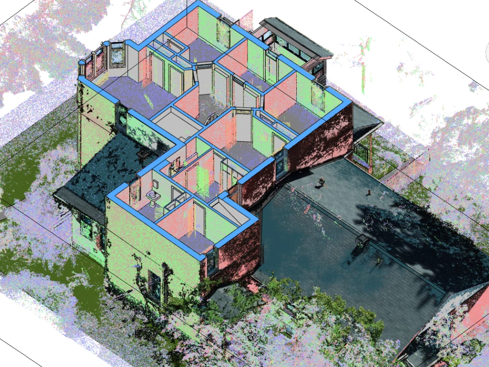 Revit & Archicad model and 2D drawings from Point Cloud with high ...