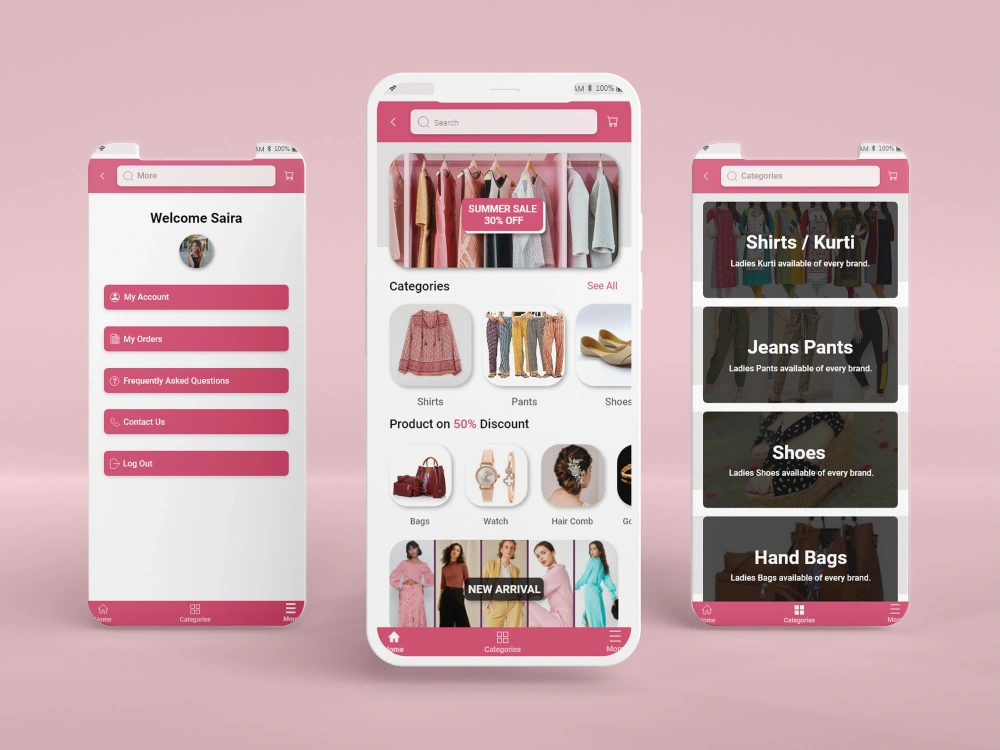 An e-commerce app interface with source file in XD | Upwork