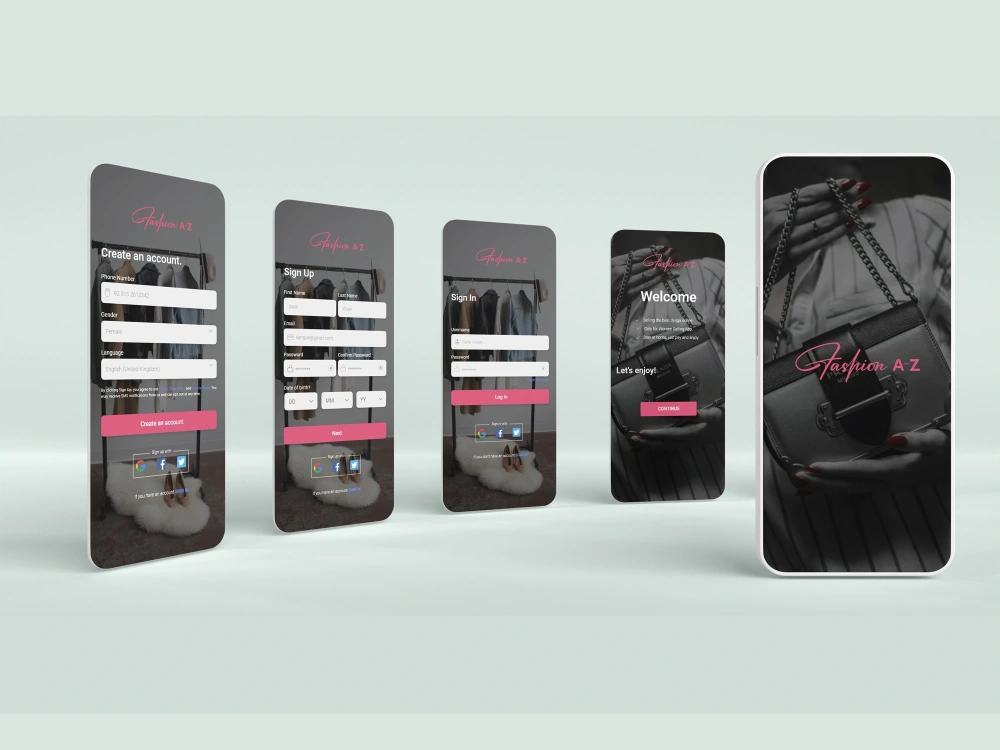 An e-commerce app interface with source file in XD | Upwork
