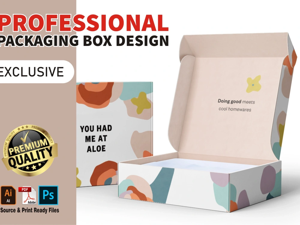 Custom mailer box, product packaging box design in 24 hours | Upwork