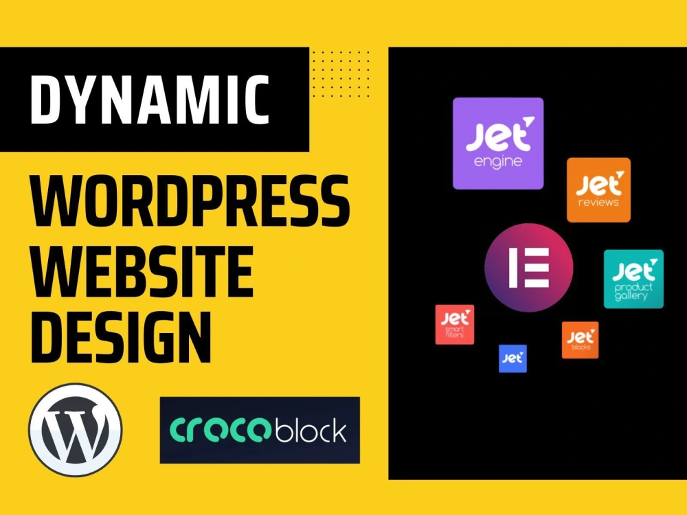 A dynamic wordpress website by crocoblock and elementor pro | Upwork