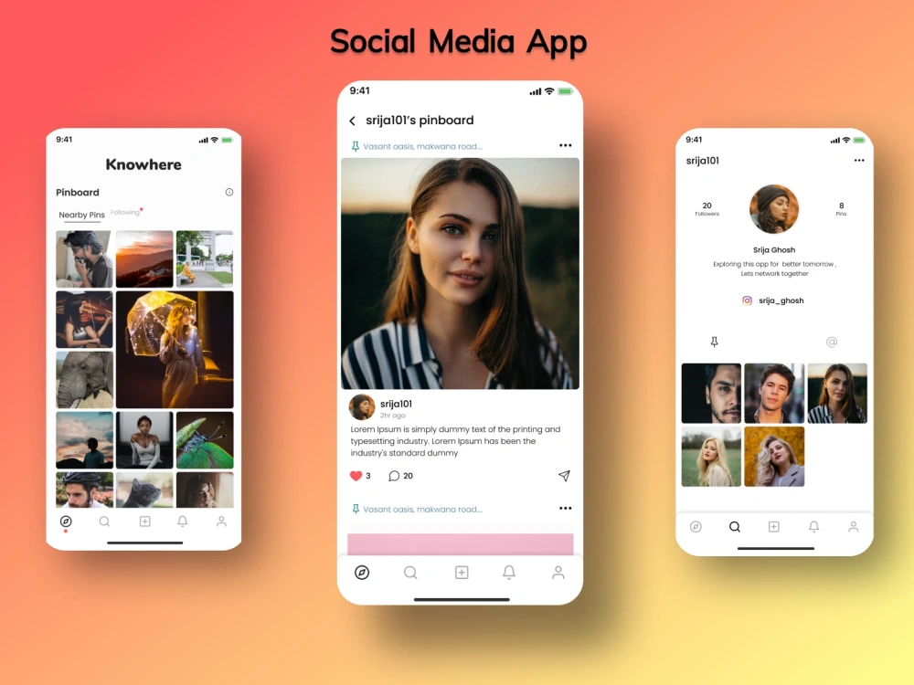 Social Media App Development, Custom Social Media Android/iOS App ...