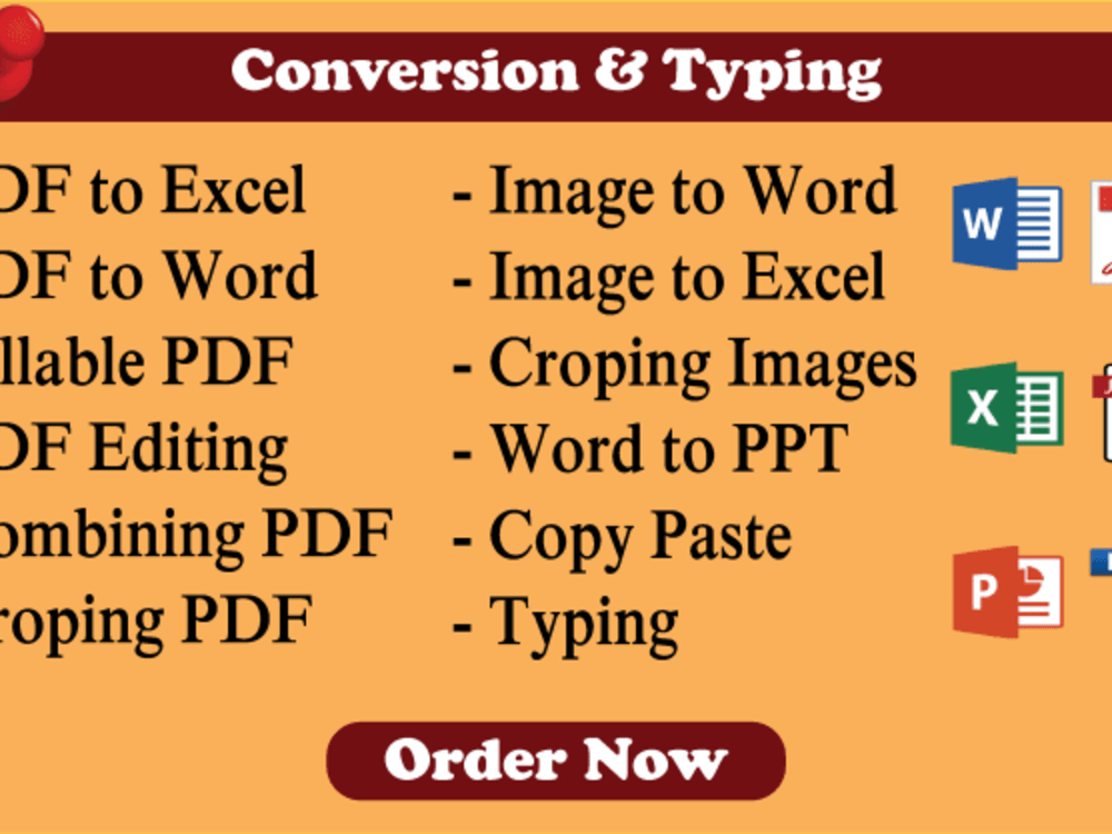 A Fast English typing, MS word documents word to PDF convert, retyping doc. | Upwork