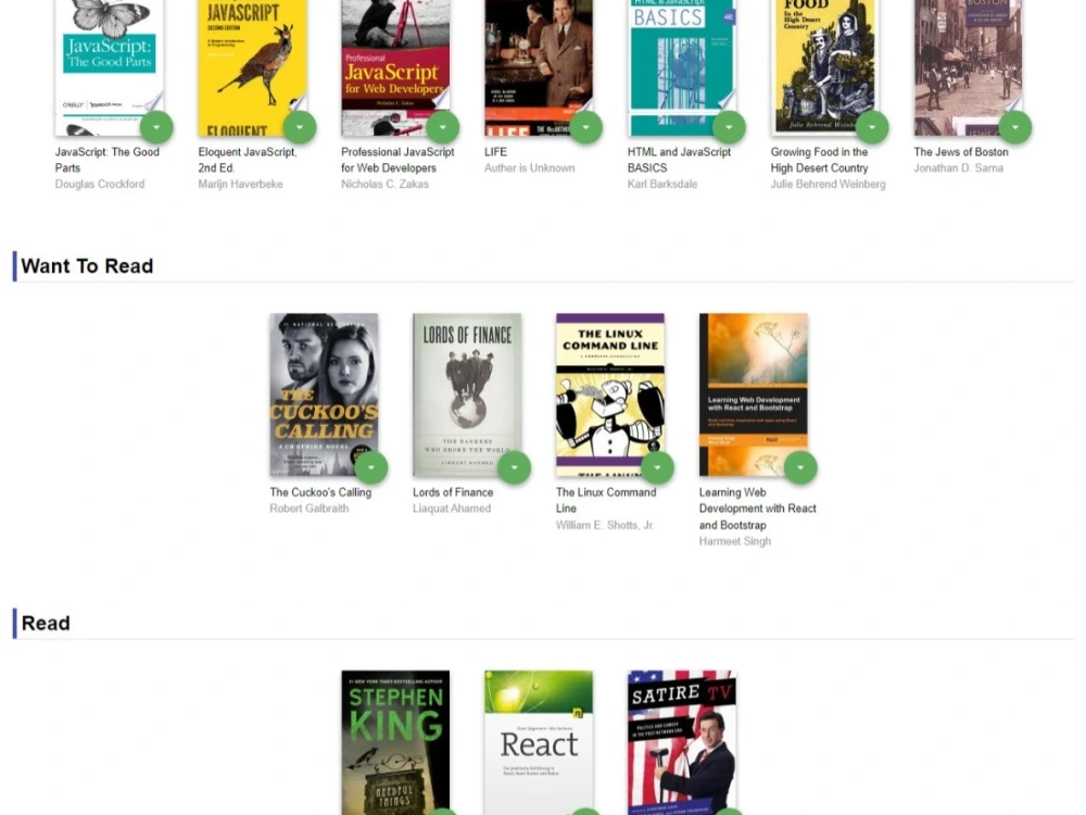 Reactjs Book Store Responsive Web App Upwork