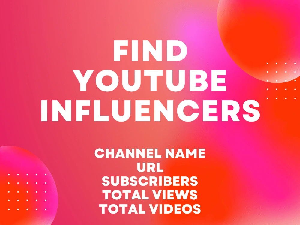 Best YouTube influencers list | Upwork