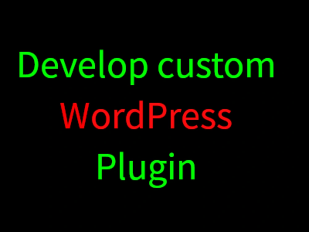 Any Custom WordPress Plugin Development Or Modify Super Fast | Upwork